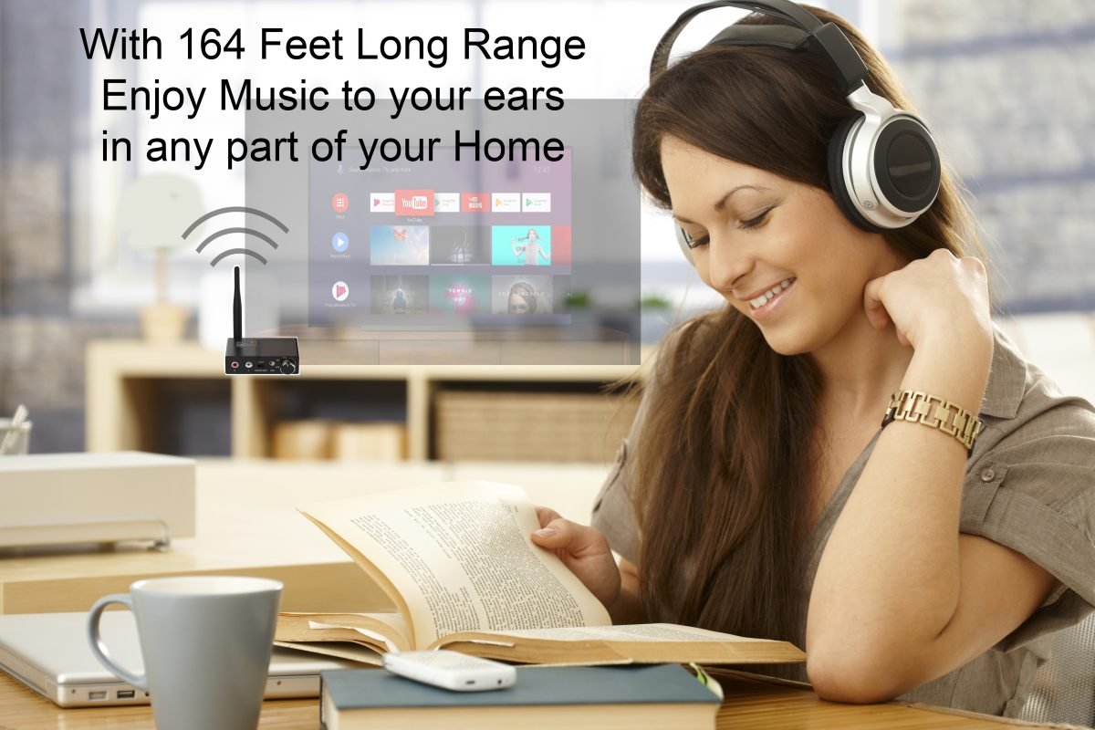 Cubetek Long Range Bluetooth Transmitter with aptX LL, DAC, Optical ...