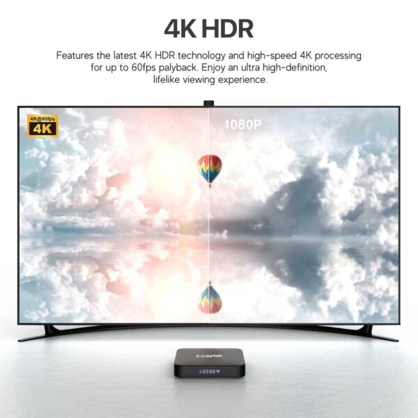 Cubetek 4GB RAM Android Media Player with 32GB ROM, Android 11.0, Dual ...